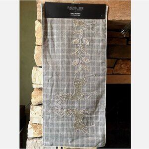 Rachel Zoe | Holiday | Rachel Zoe Beaded Reindeer Holly Table Runner ...